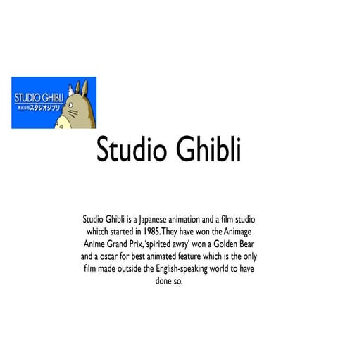Studios ghibli | KEY