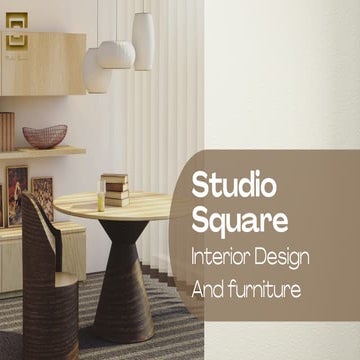 Studio Square Interior Design And Furniture Company Profile | PDF