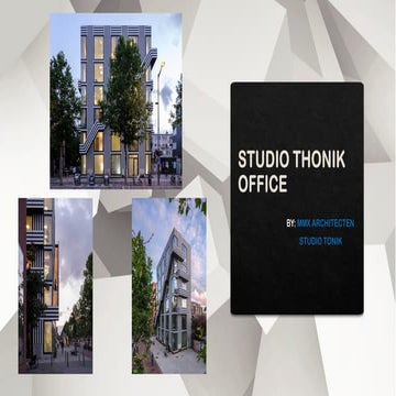STUDIO THONIK OFFICE CASE STUDY.pdf design | PDF