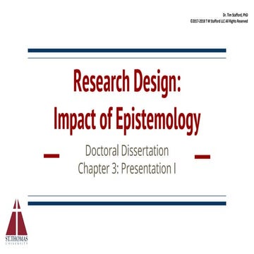 STU Dissertation Presentation - Chapter 3 Introduction | PDF