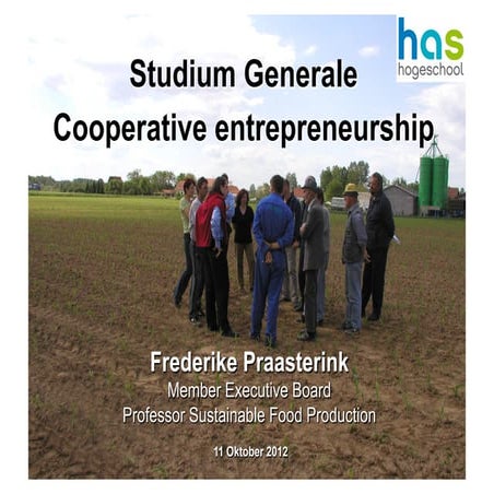 Studium generale - HAS Hogeschool - Frederike Praasterink | PPT