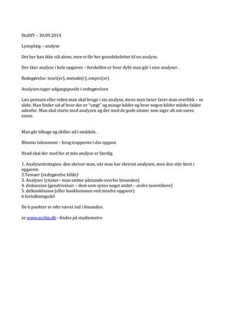 Den Gode Opgave | PPT