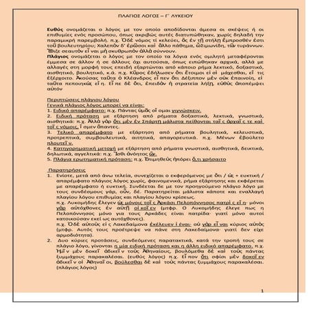 ΕΥΘΥΣ -ΠΛΑΓΙΟΣ ΛΟΓΟΣ ΣΤΗ ΝΕΑ ΕΛΛΗΝΙΚΗ (ΑΣΚΗΣΕΙΣ ΚΑΙ ΣΥΝΟΠΤΙΚΗ ΘΕΩΡΙΑ ...