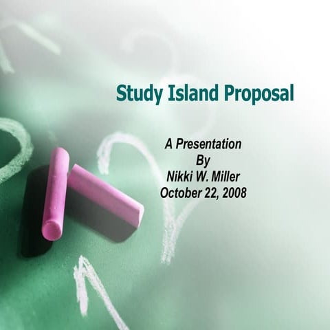 Study Island Proposal | PPT