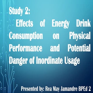 Study 2 Rea May Jamandre. pptx ped 115.. | PPT