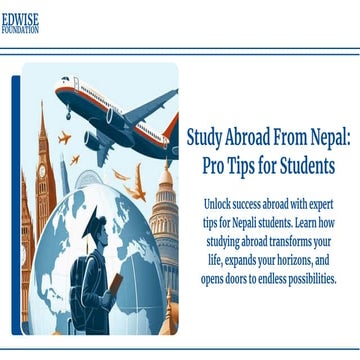 Study Abroad From Nepal: A Practical Guide to Your Global Journey. | PDF