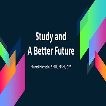 Gearing Up for the Future: Preparing for Life After College | PPTX