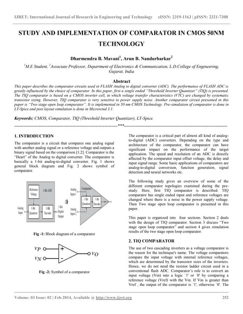 DESIGN AND IMPLEMENTATION OF CURRENT MIRROR SYMMETRICAL OPERATIONAL ...
