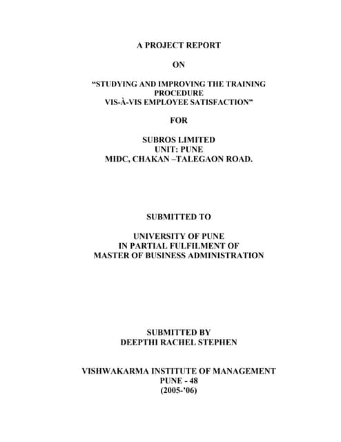 Industrial Exposure Training Project PPT.pptx