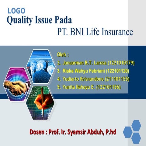 Study case kelompok 3 bni life insurance | PPT
