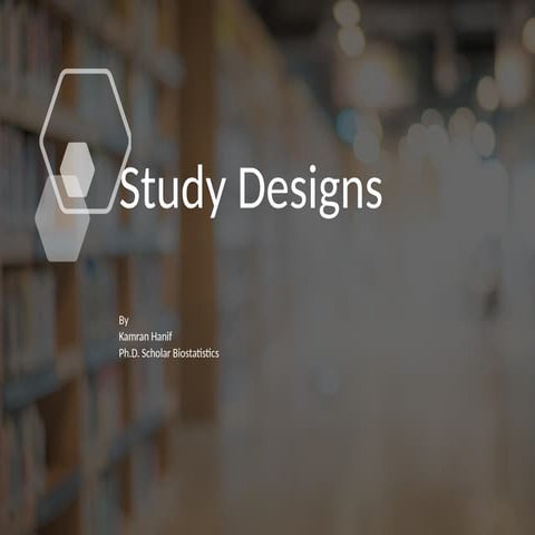 Study Designs PG PT office in health research | PPTX
