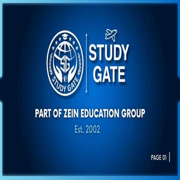 Study Gate Group company profile for studying abroad | PPT