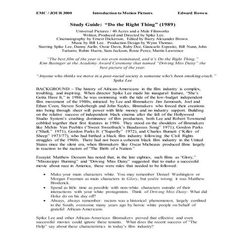 The Right Thing to Do | PPTX
