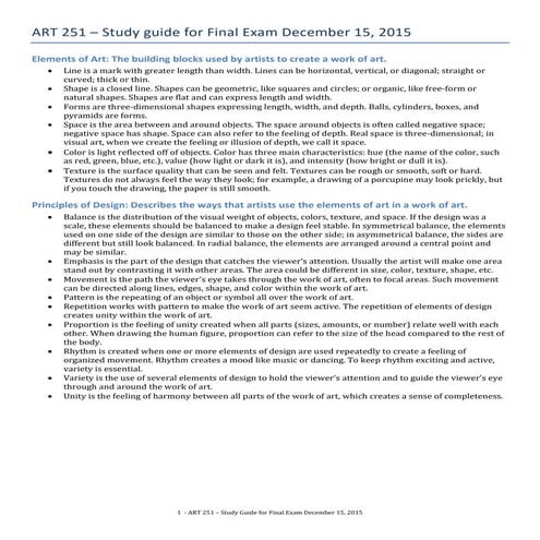 Study guide final | PDF