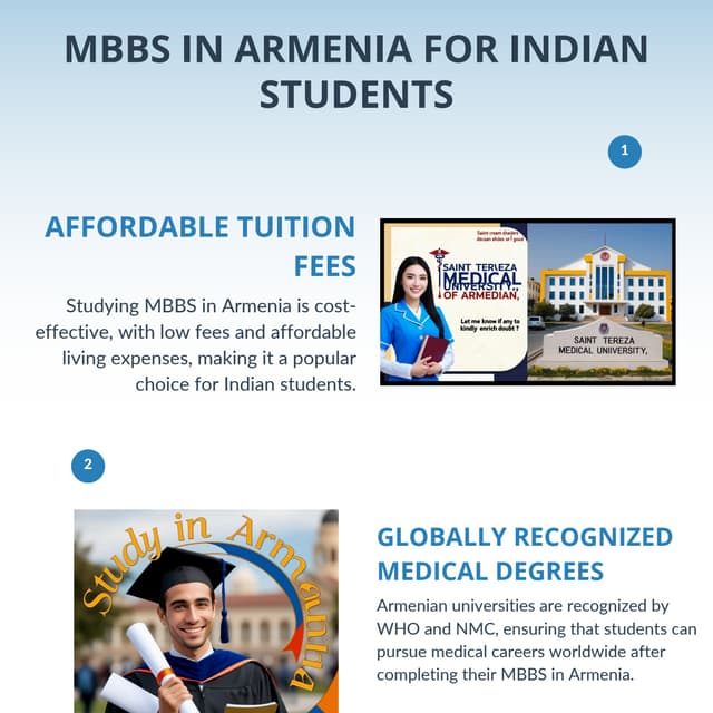 Study In Armenia for indian Students - Global Educators | PDF