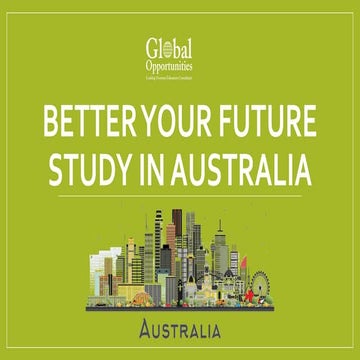 Why Study in Australia | PPTX