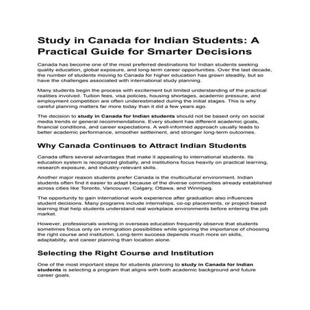 Comprehensive Guide to Studying Abroad in Australia for International ...
