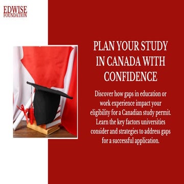 Study in Canada: Understanding and Addressing Education Gaps. | PPT