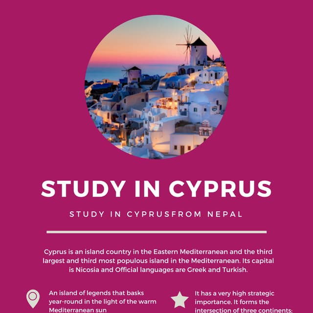 Study in Cyprus From Nepal | PDF