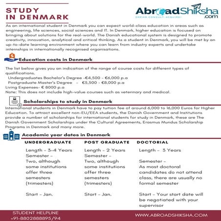 Study in denmark | PDF