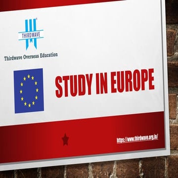 Study in Europe | PPT