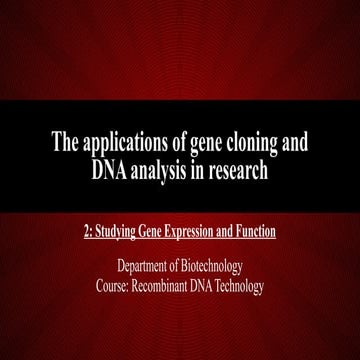 Studying Gene Expression and Function.pptx