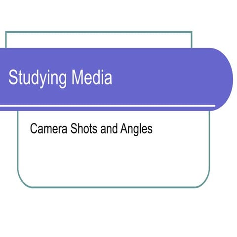Types of Shots | PPT