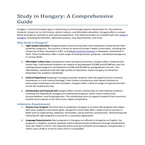 Study in Hungary A Comprehensive Guide.docx