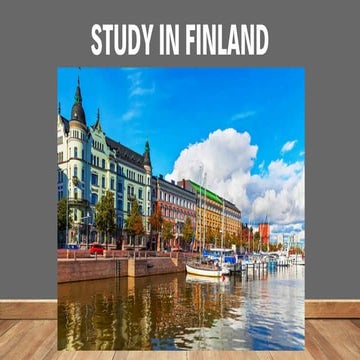 Top Consultant for Finland Study & Work Guidance | PDF