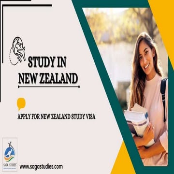 Study in New Zealand- Apply for New Zealand Study Visa | PPTX