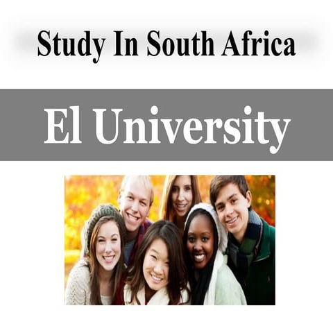 Study In South Africa | PPT