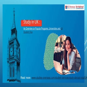 Study in UK An Overview | PPTX