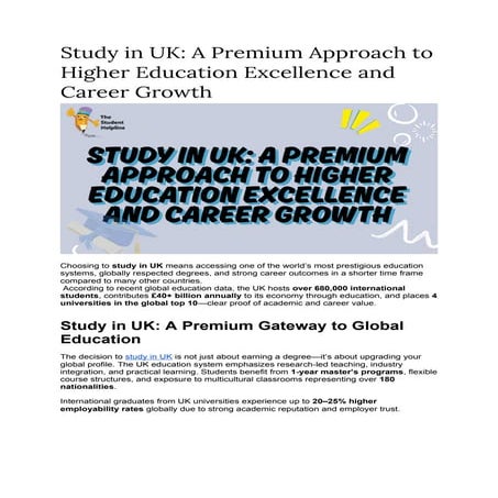 Study in UK_ A Premium Approach to Higher Education Excellence and ...