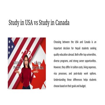 Study in USA vs Study in Canada: Complete Comparison Guide for Nepali ...