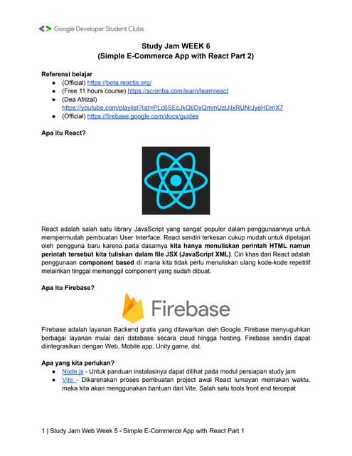 Pengenalan ReactJS | PDF