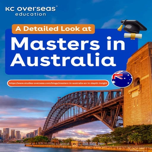 Step-by-Step Guide to Studying a Masters in Australia in 2026 | PDF