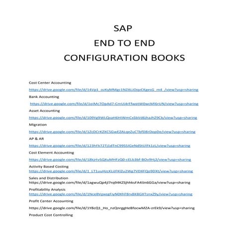 PCA Configuration | PDF