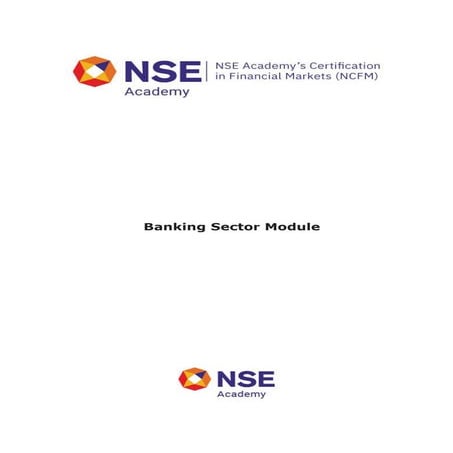 Study Material - [NCFM] Banking Sector Module | PDF