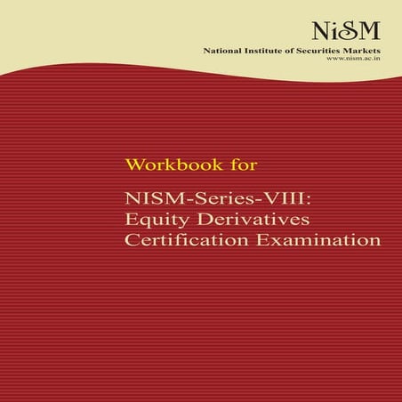 Study Material - [NISM] Series-VIII Equity Derivatives | PDF