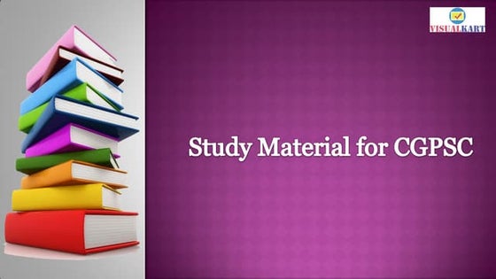 Study material for CGPSC | PDF