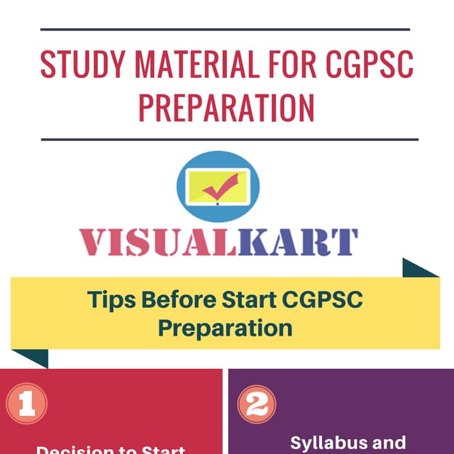 Study material for CGPSC | PDF