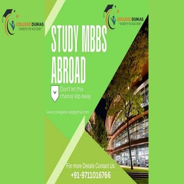 Study MBBS in Abroad :A Comprehensive Guide | PPTX
