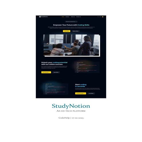 StudyNotion-Project jsddgytftyfytbnwbf.docx