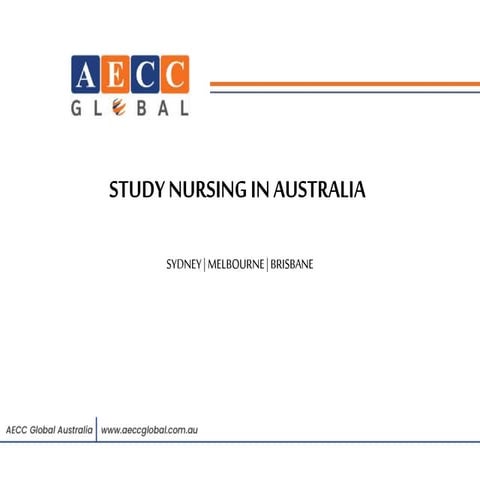 STUDY NURSING IN AUSTRALIA | PPTX