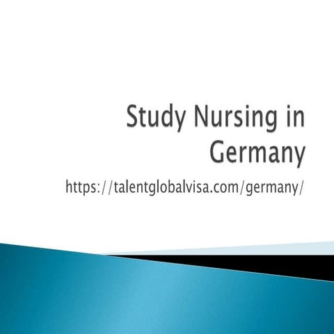Study Nursing in Germany | PPTX