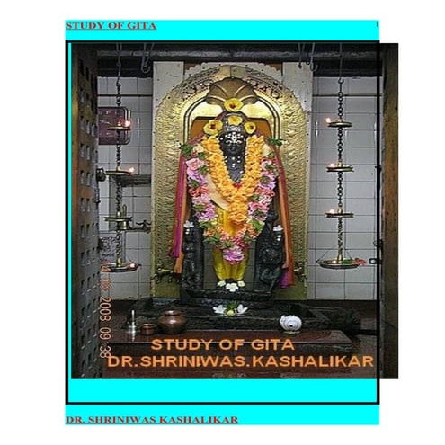 Study Of Bhagavad Gita Dr. Shriniwas J. Kashalikar | PDF