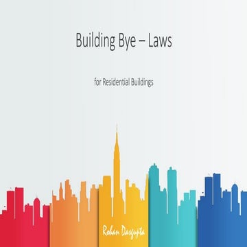 Building Bye Laws for Residential Buildings | PDF