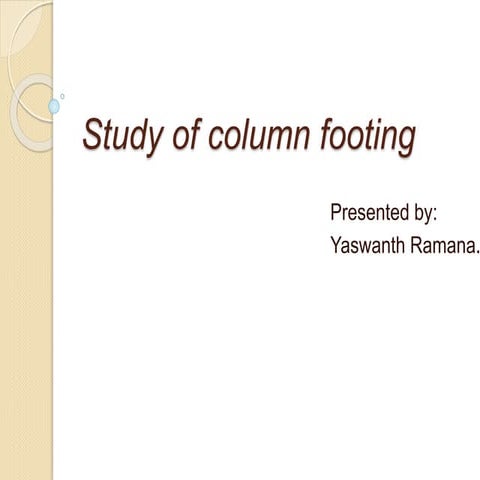 Study of column footing.pptx