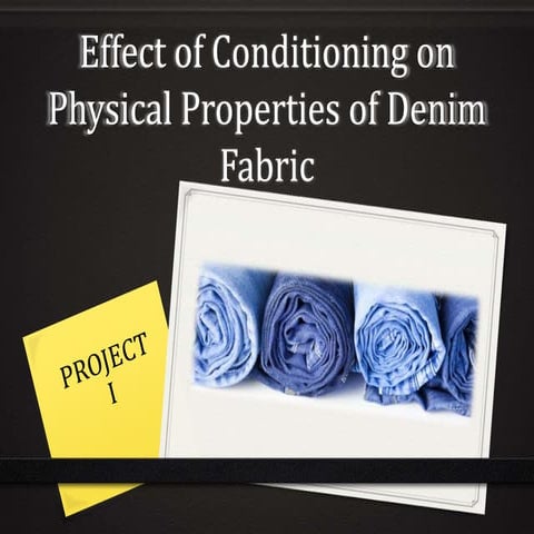 Study of denim fabric | PPTX