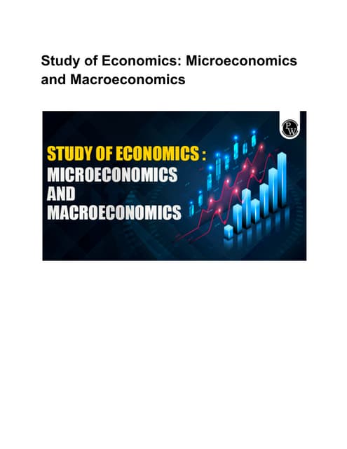 Macro vs Microeconomics | PDF | Business Accounting & Finance | Business